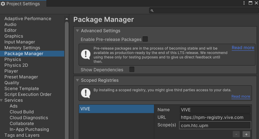 Getting Started In Unity Vive Setup Virtualgrasp Documentation 2114